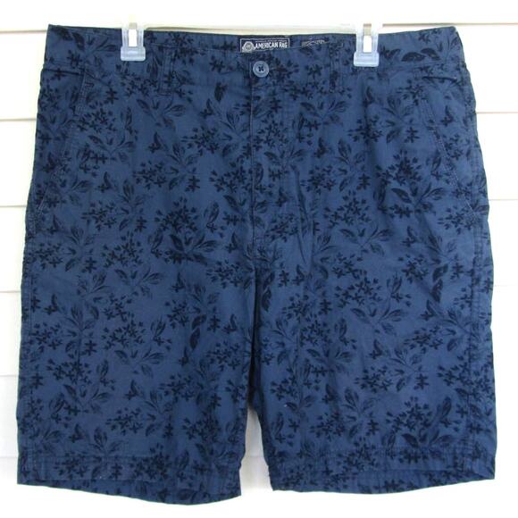 American Rag | Shorts | American Rag Navy Blue Floral Print 8 Slim Fit ...